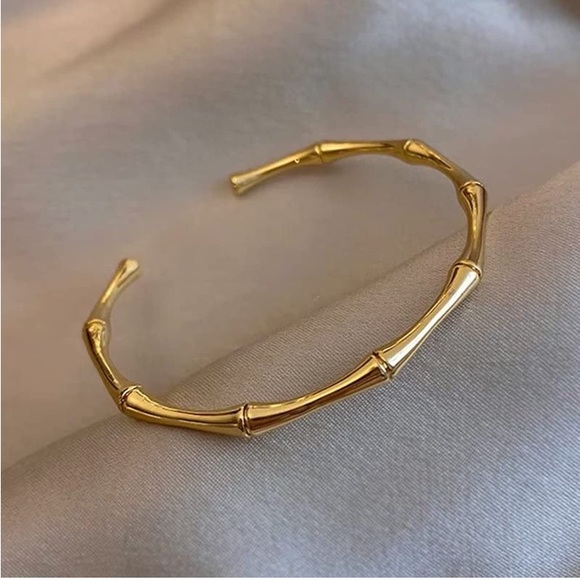 Jewelry | Open Bamboo Bracelet Bangle Cuff | Poshmark